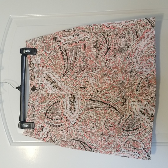 croft & barrow | Skirts | Croftbarrow Paisley Skort Size 4 | Poshmark